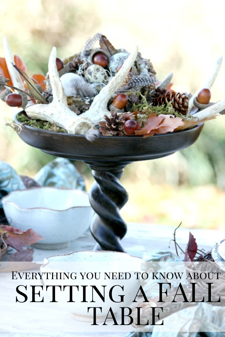The Making Of A Beautiful Fall Table - StoneGable