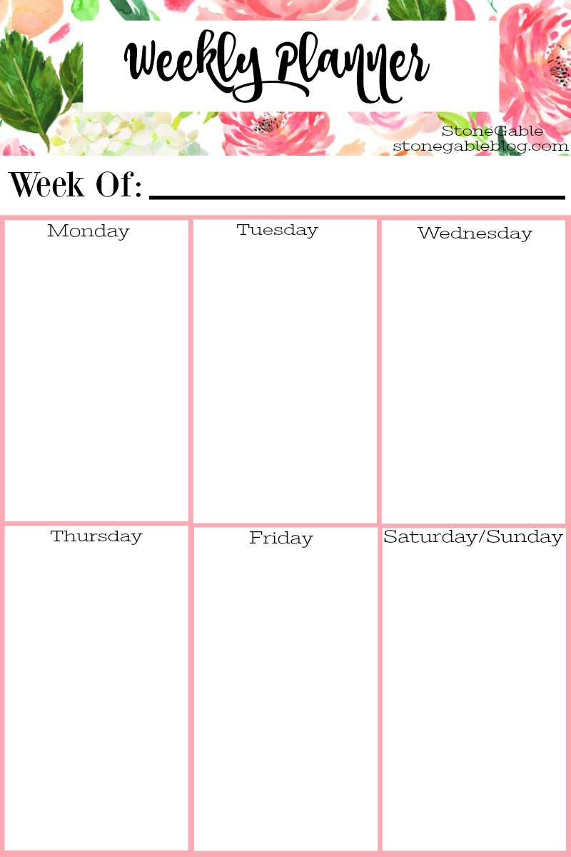 2019 Free Printable Subscriber Calendar Bundle - StoneGable
