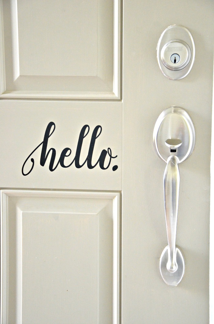 How To Apply a Decal to Your Front Door - StoneGable