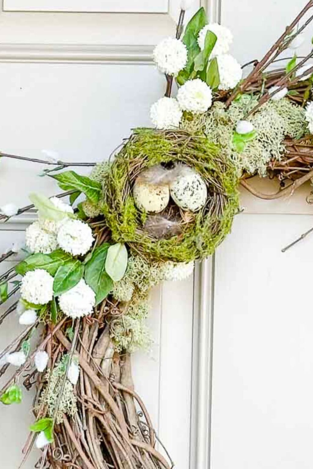 Simple Spring Pussy Willow Wreath Diy - StoneGable