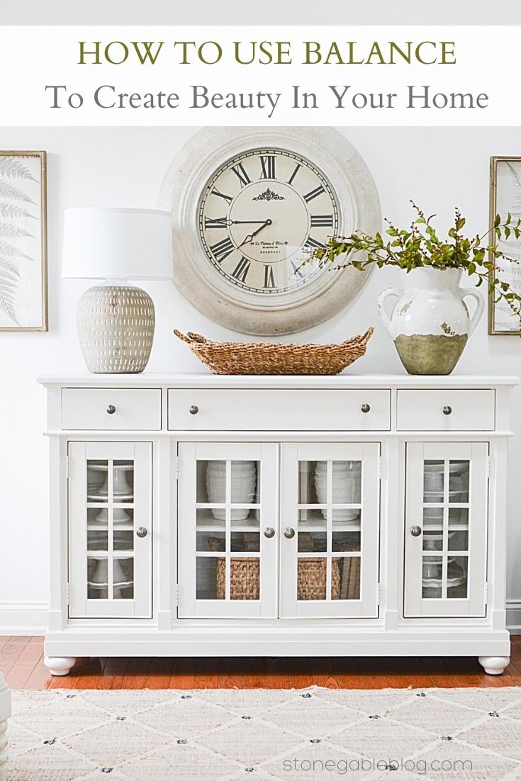 Why Balance Is Important When You Decorate - StoneGable