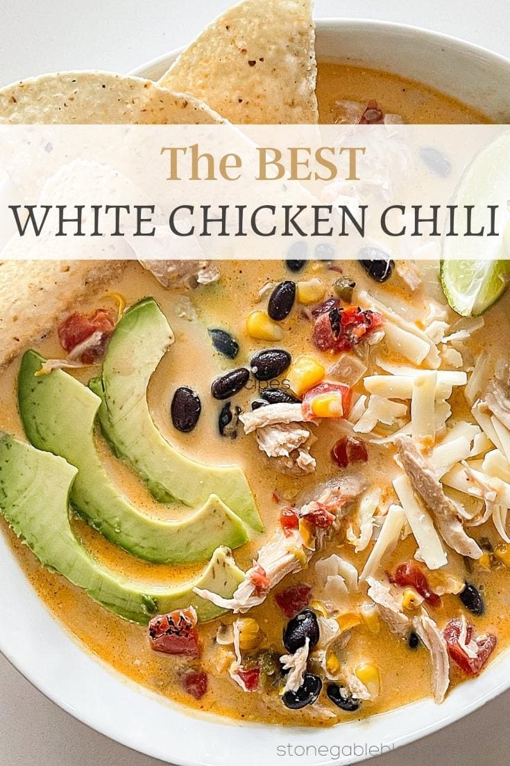 Crockpot White Chicken Chili - StoneGable