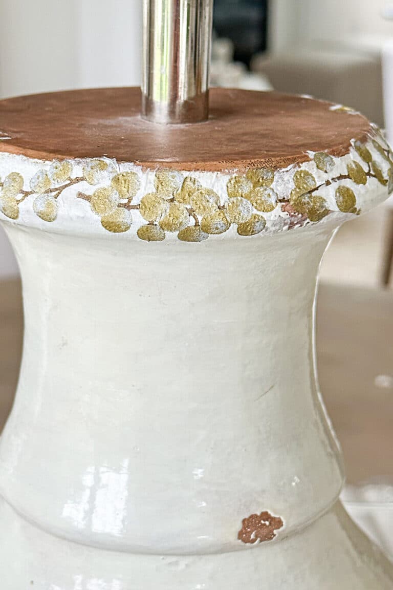 Easy And Beautiful Decoupage Lamp DIY - StoneGable