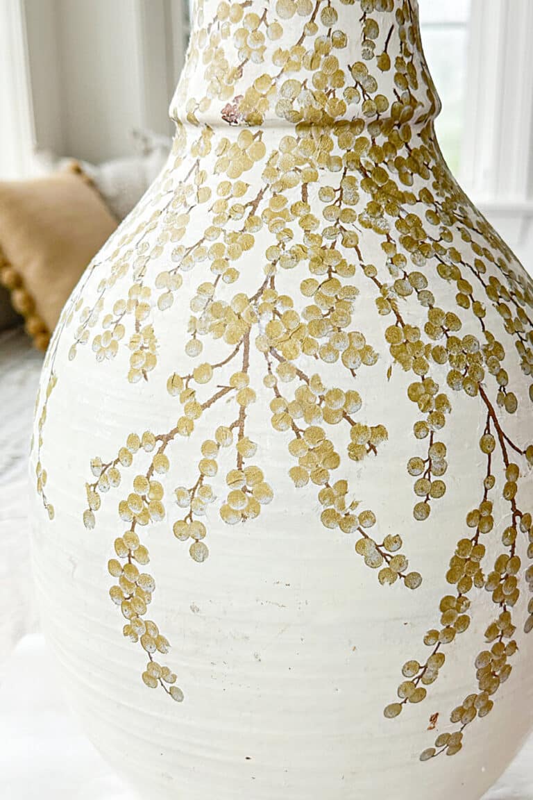 Easy And Beautiful Decoupage Lamp DIY - StoneGable