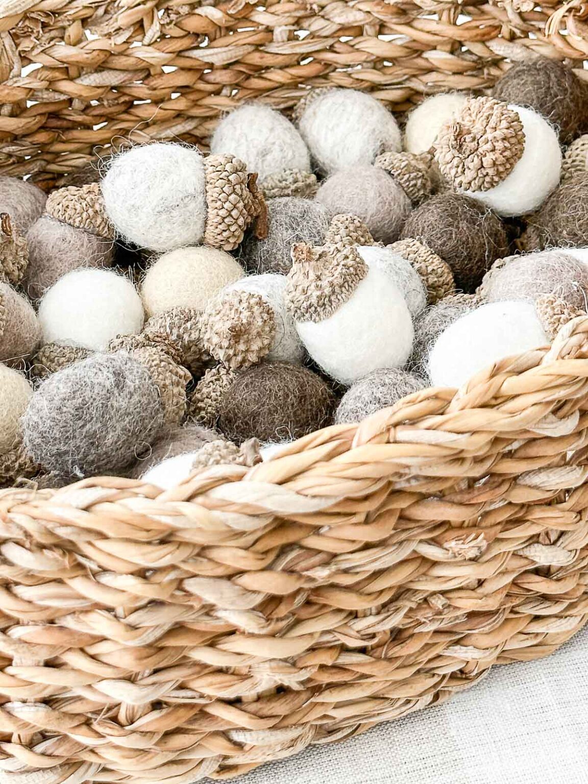 Felted Wool Ball Acorns: A Simple and Adorable Fall DIY - StoneGable