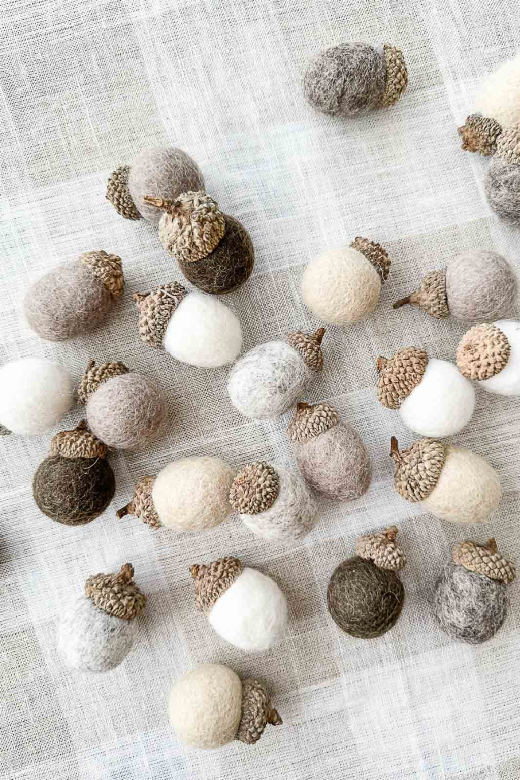 Felted Wool Ball Acorns: A Simple and Adorable Fall DIY - StoneGable