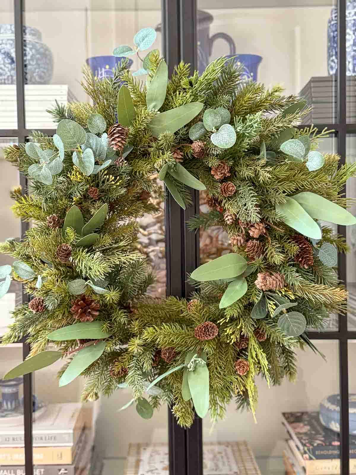How To Make A Christmas Wreath Using What You Already Have - StoneGable