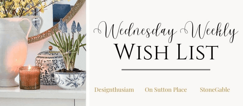 Weekly Wednesday Wish List #199 - StoneGable