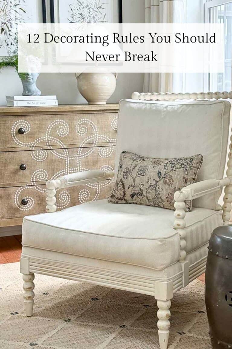 12 Decorating Rules You Should Never Break (or Almost Never) - StoneGable
