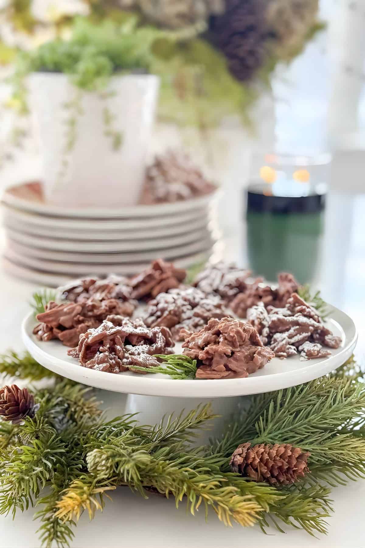 3 Ingredient No-Bake Haystack Cookie Recipe - StoneGable